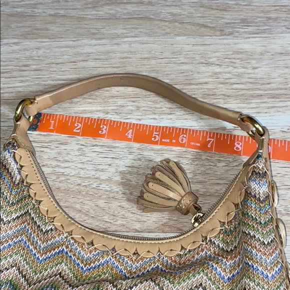 Cole Haan | Bags | Cole Haan Sarah Straw Sp6 Shoulder Bag Purse | Poshmark